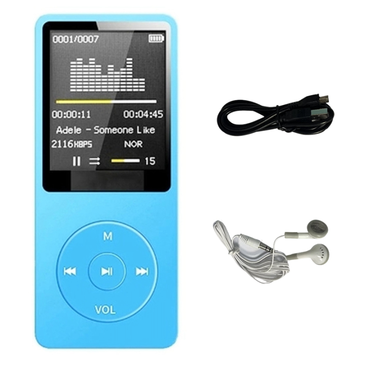 MP3 Player USB Charging Record Digital Display Screen Music Player ABS ...