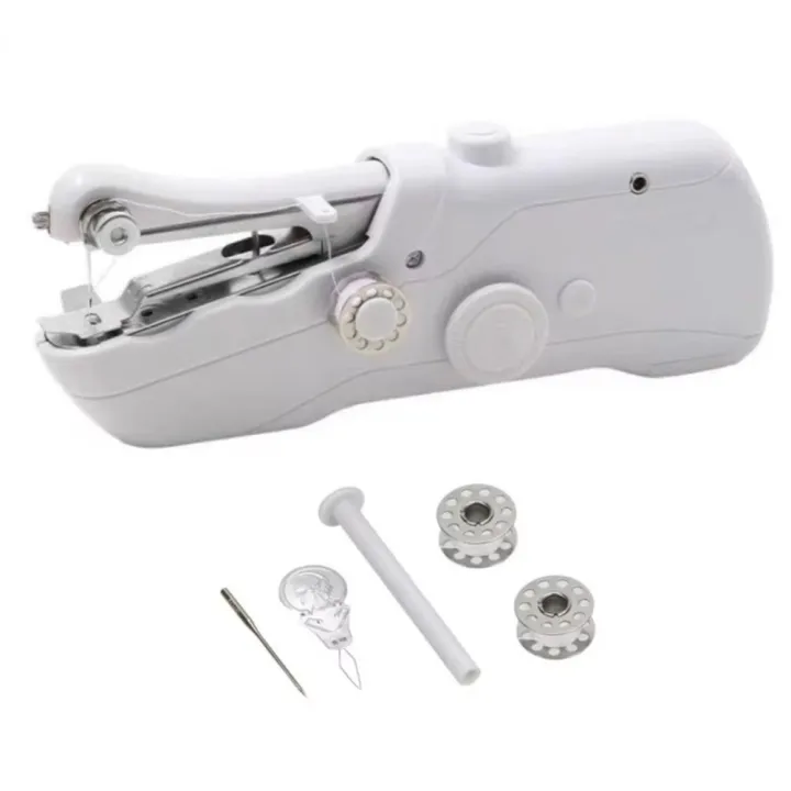 Portable Mini Size Handheld Sewing Machine Cordless Battery Powered ...