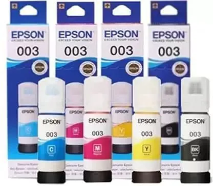 Epson 003 Genuine Ink (Set) L1110/L3100/L3101/L3110/L3115/L3116/L3150 ...
