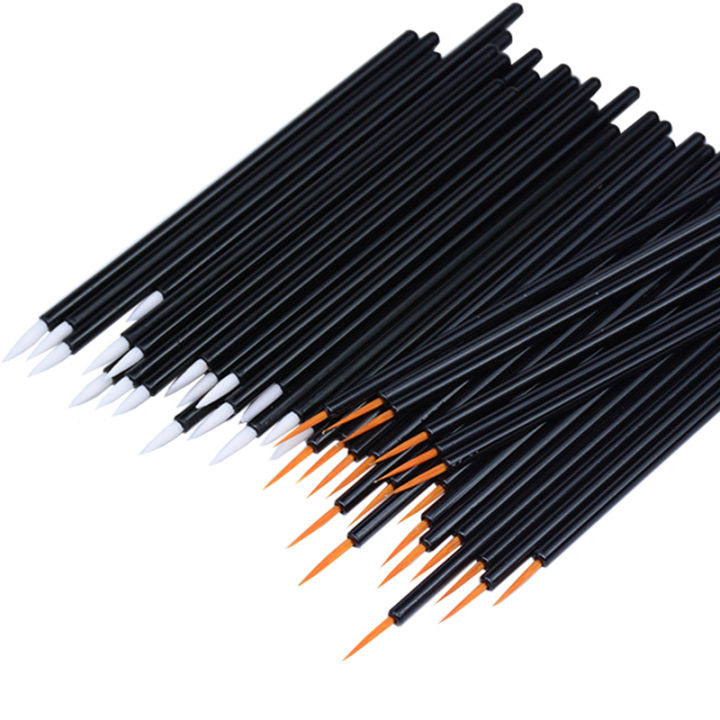 Linman New model 50pcs Disposable Nail Art Brush Eyeliner ...
