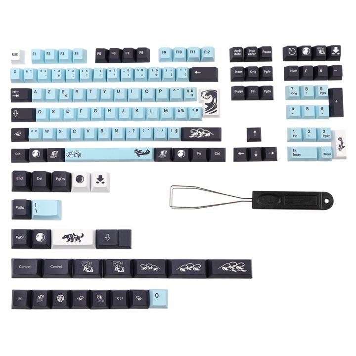 1 Set Mizu Keycaps for MX Switch Keyboard Cherry Profile Key Cap FR ...