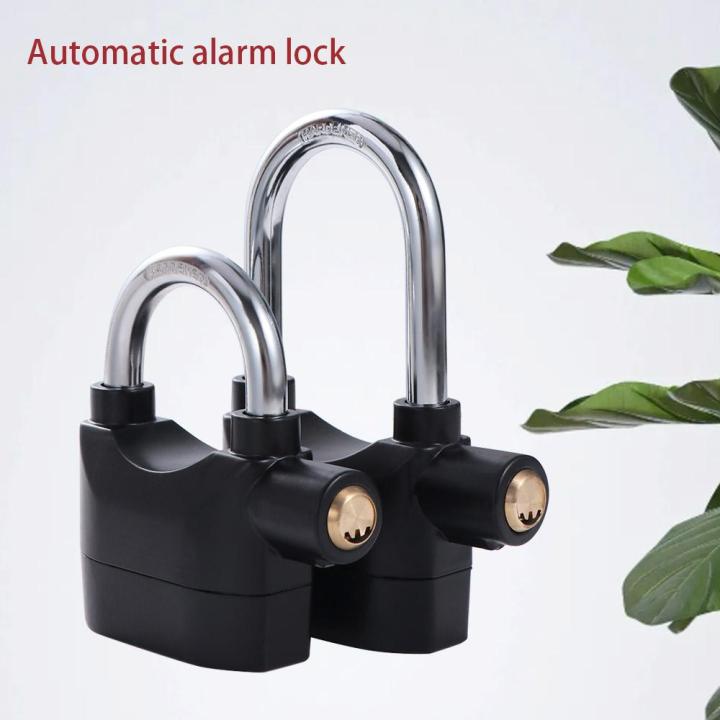 Intelligent Anti-Theft Alarm Lock Built-in Movement Sensor 10db Siren ...