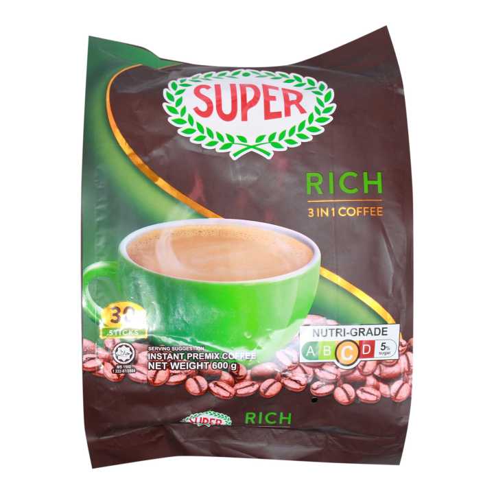 Super Rich 3 In 1 Coffee 30 Stick (600gm) | Daraz.com.np