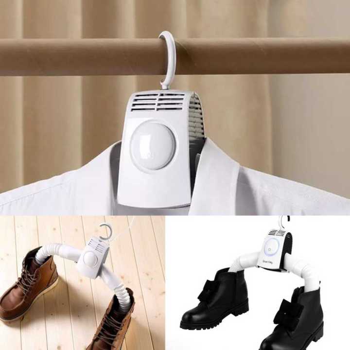 Portable Clothes and Shoes Dryer Fast Drying Cloth Suit Hanger Dryer ...