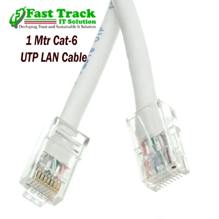 1 Mtr Cat 6 UTP Ethernet/LAN Cable (Buy-1 Get-1 Free)/Eagle Cat-6 ...