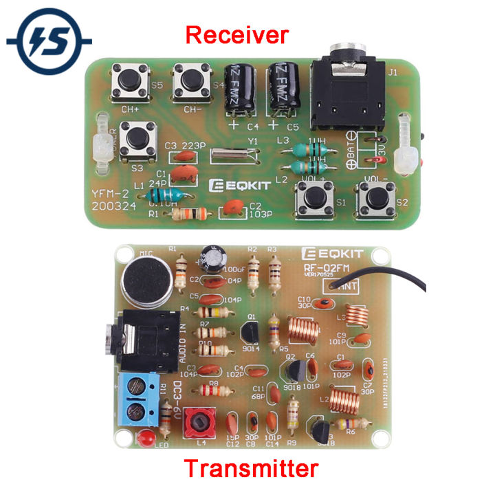 DIY Electronic Kit FM Stereo Radio Module 76-108MHz Wireless ...