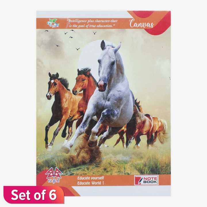 Canvas Notebook Set Of 6 (1 Piece Free) | Daraz.com.np