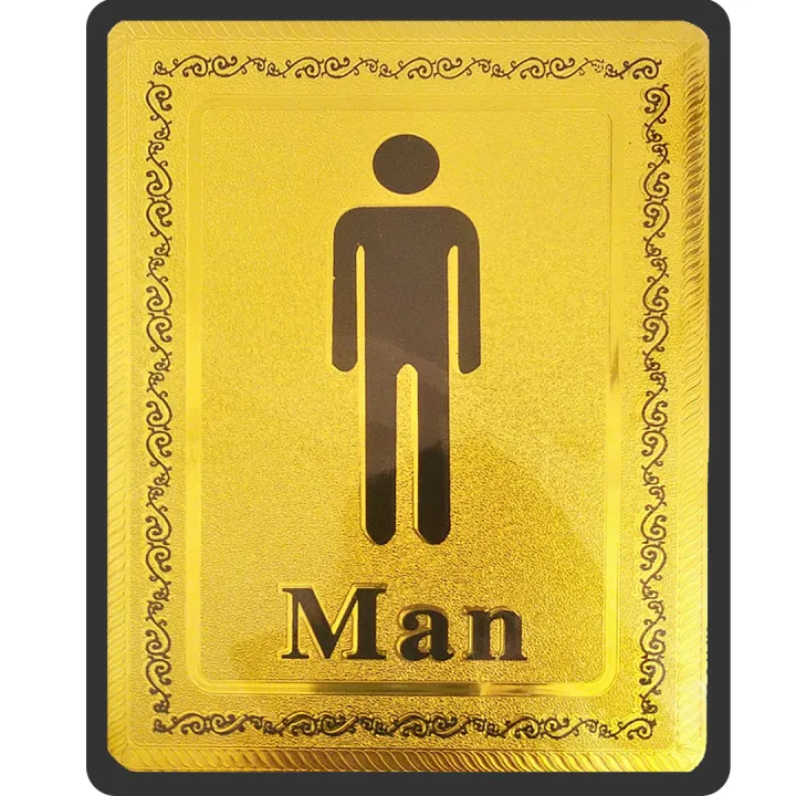 Self Adhesive MAN Door Sign for Office / Restaurant / Hotel and More ...