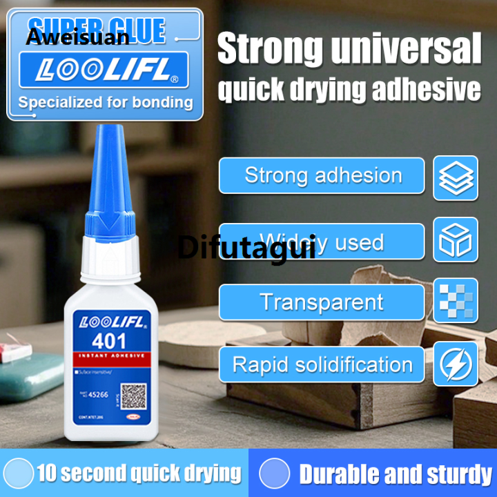 Difutagui 401 Quick Glue Instant Fast Adhesive 20ML Stronger Super Glue ...