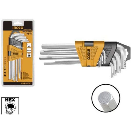 Ingco Hex key 9pcs HHK11091 | Daraz.com.np