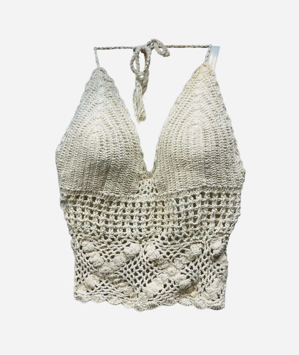 Cotton Bras | Crochet Bralette | Cream Colour Bras | Handmade Beautiful ...