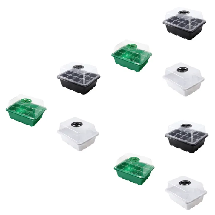 NAMUNY Seedling Tray, Cell Humidity Adjustable Seed Starting Kit with ...