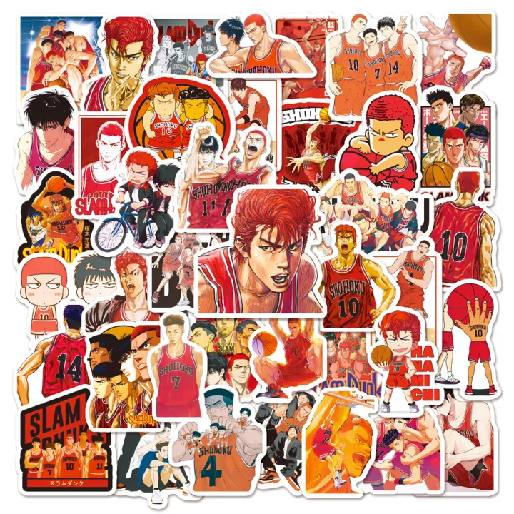 Artsy Home Anime SLAM DUNK Stickers - 50 Pcs | Daraz.com.np