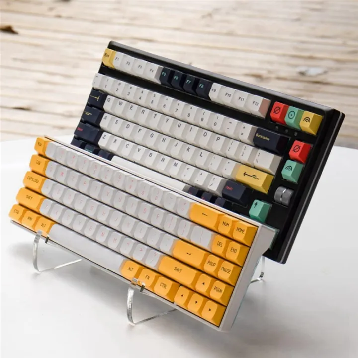 2-Tier Clear Acrylic Tablet Stand Gaming Keyboard Stands Mechanical ...