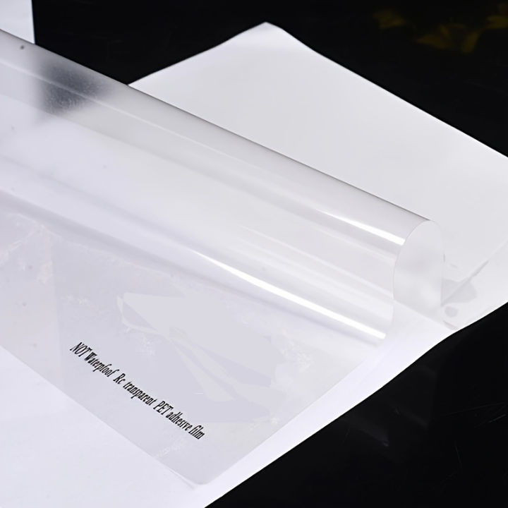 20 Sheet Printable Vinyl Sticker Paper for Inkjet Printer Clear ...