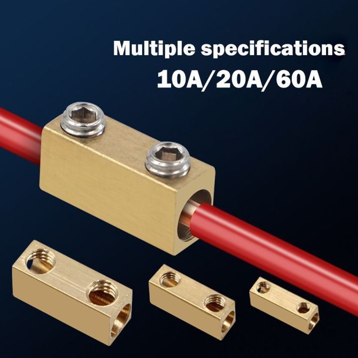 Electrical Connectors With Heat Shrink Tubing Brass Terminal Block High ...