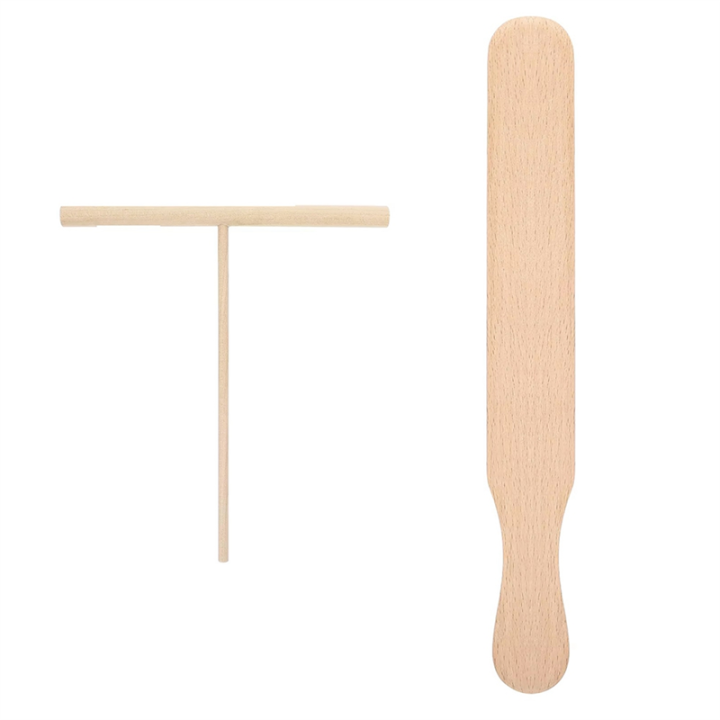 Pancake Spreader Scraper Wooden Utensil Pancake Pancake Pan Set | Daraz ...