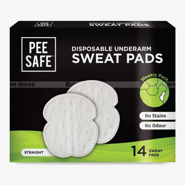 Pee Safe Disposable Underarm Sweat Pads (Straight) - Pack Of 14 | Daraz ...
