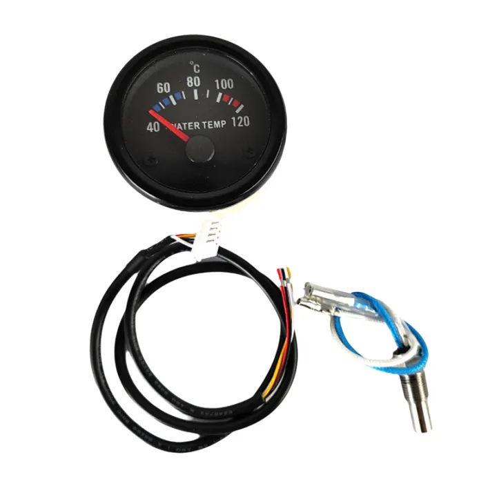 52 mm Car Pointer Water Temperature Gauge Kit LED Light Pointer ...