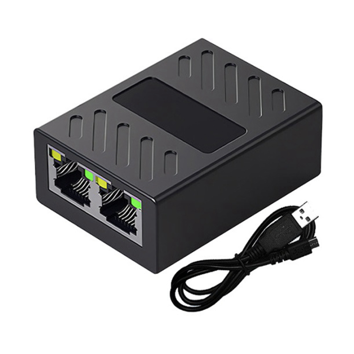 1 to 2 Ethernet Network Cable Network RJ45 Splitter 100M Coupler ...