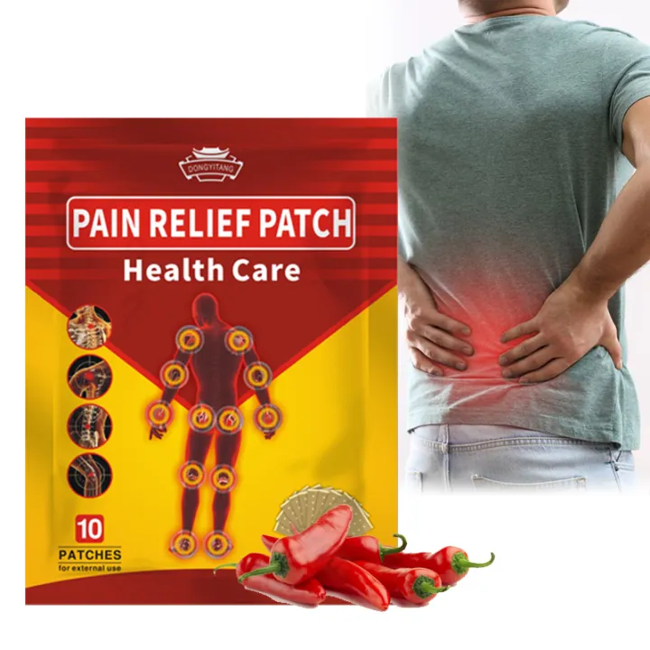 BNproduct Lower Back Waist Pain Relief Patch Long-lasting Heating Chili ...