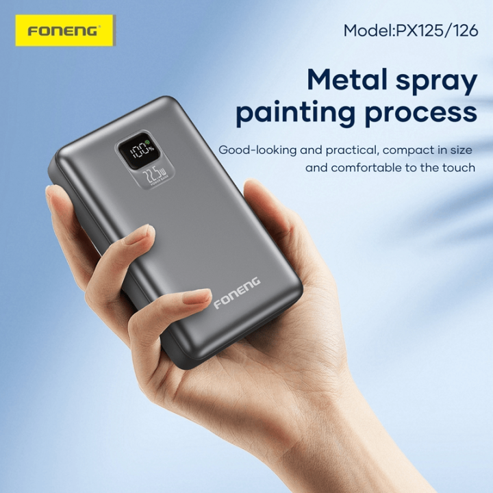Foneng PX125 10000mAh Power Bank – Portable Fast Charging Power Bank ...