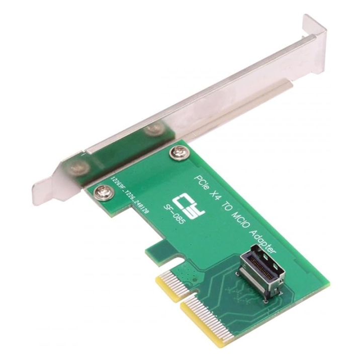 PCI-Express Card 5.0 4.0 4X to MCIO Mini Cool Edge IO Female Host ...