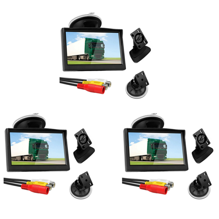 3 set 5 Inch 800X480 TFT LCD HD Screen Monitor with Dual Mounting ...