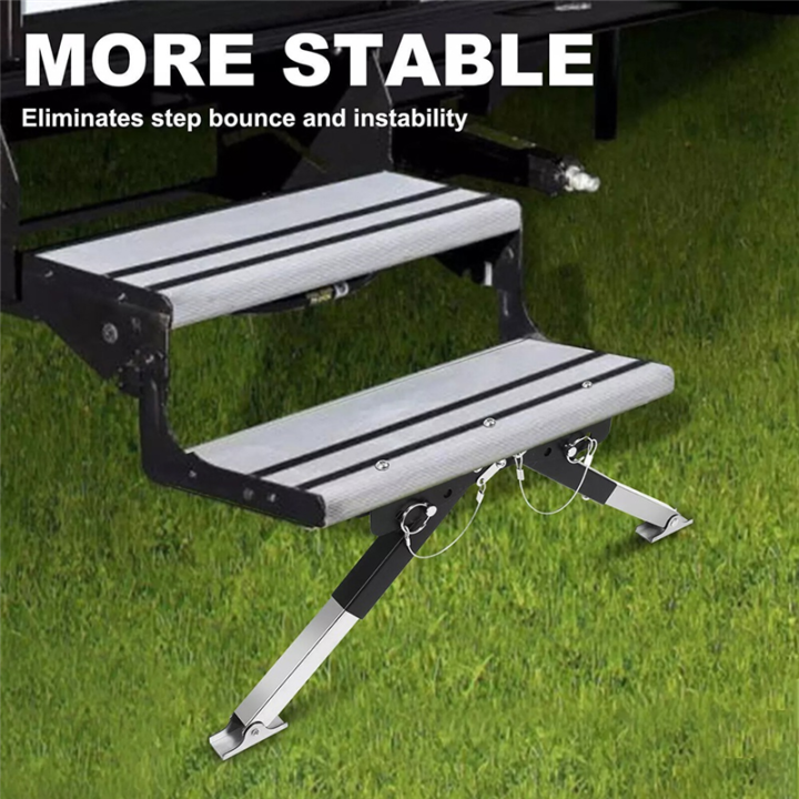 Folding Caravan Step Stabilizer /RV Step Stabilizer Kit Portable RV ...