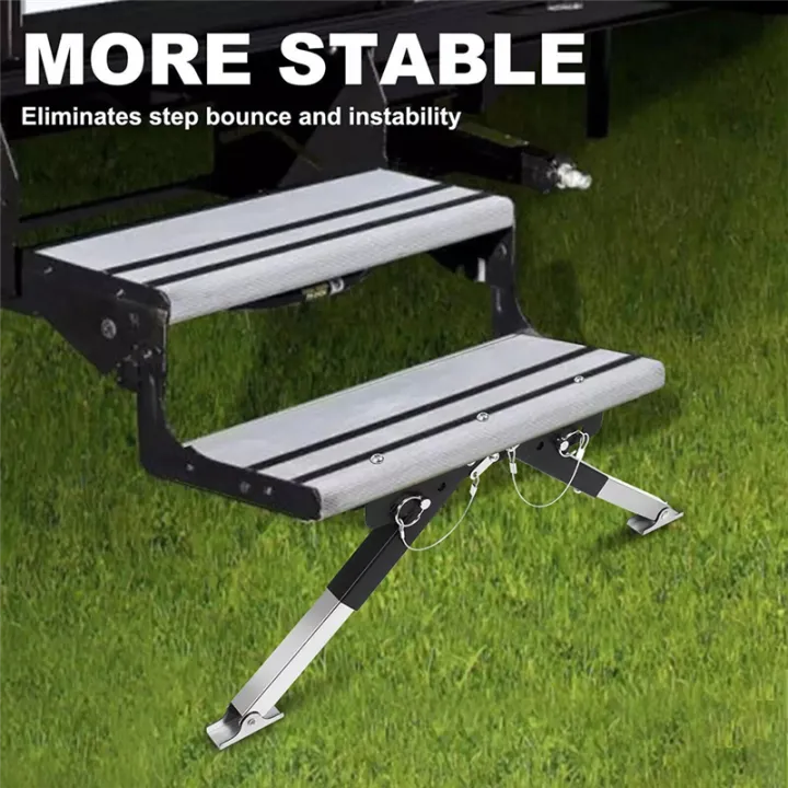 Folding Caravan Step Stabilizer /RV Step Stabilizer Kit Portable RV ...