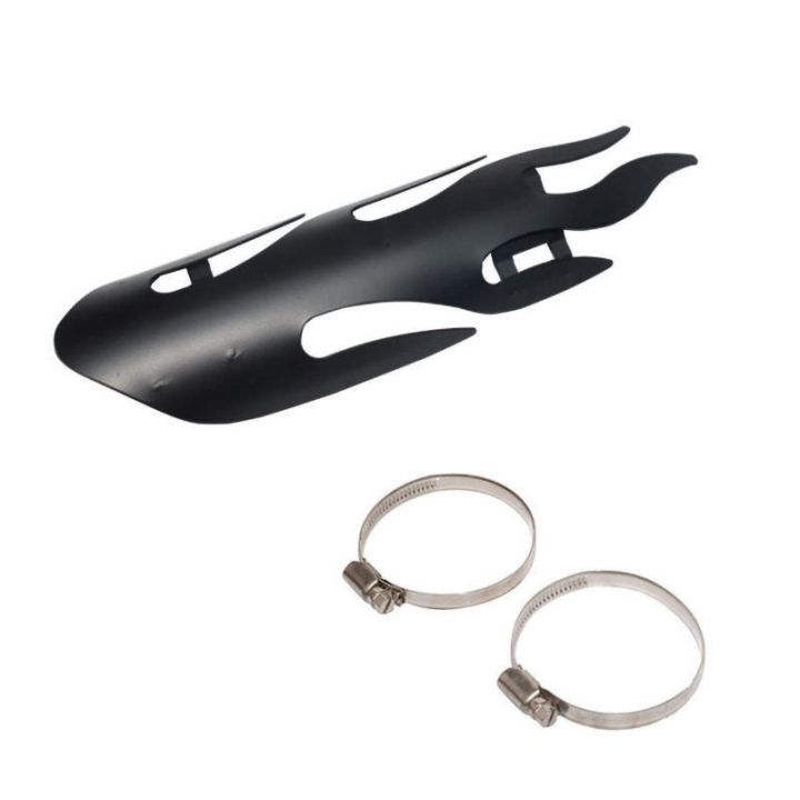 Universal Motorcycle Exhaust Muffler Pipe Heat Shield Guard Covers ...