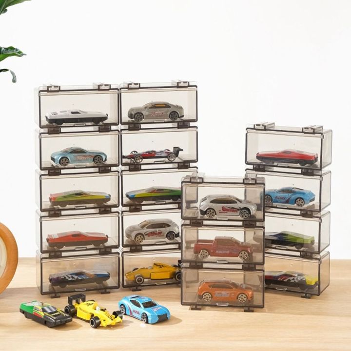 Portable Plastic Model Car Box :64 Diecast Stackable Car Toys Case ...