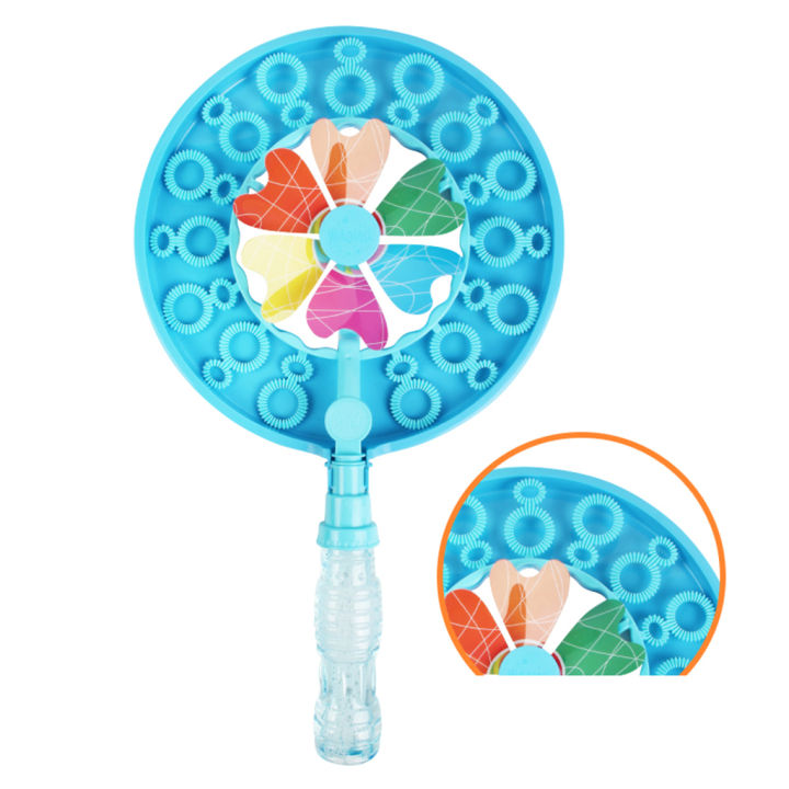 Creative Windmill Bubble Machine Kids Toy Rotating Bubble Maker for Fun ...
