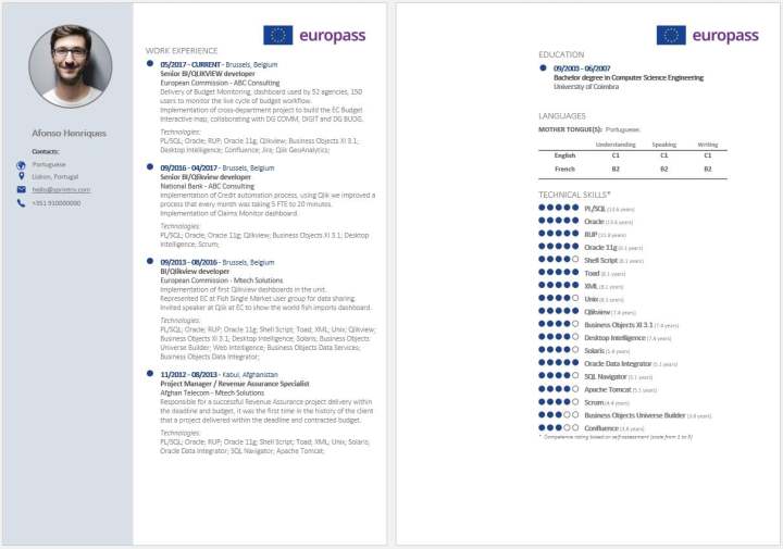 EuroPass CV Resume Writing | Daraz.com.np
