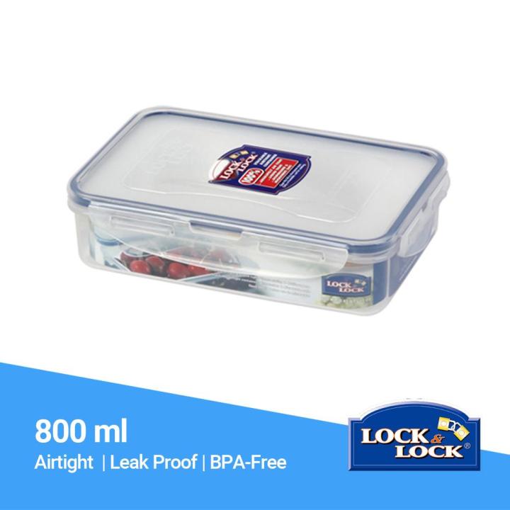 LocknLock Rectangular Airtight Lunch Box Kitchen Accessories With Small ...