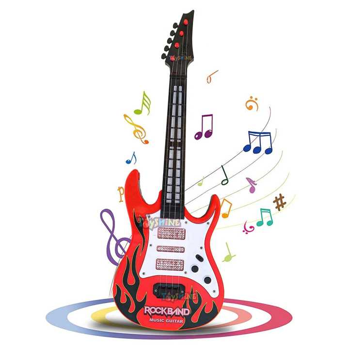 Big Red Music Light Guitar Toy: Assorted Designs | Daraz.com.np