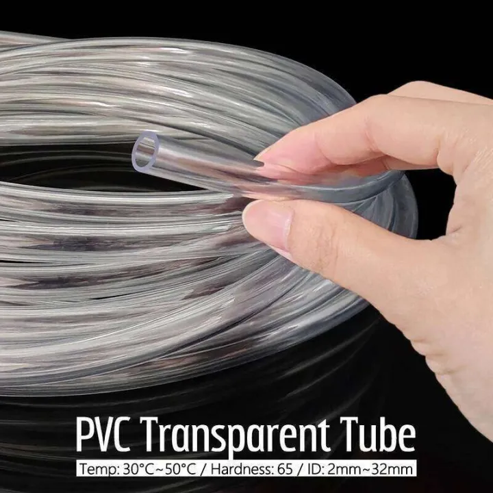 PVC Plastic Soft Hose ID 2 3 4 5 6 8 10 12 16 19 25 32mm Odorless ...