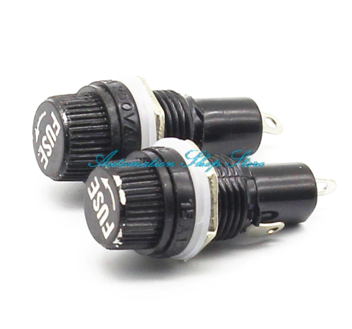 Automobile Fuses Insurance Pipe Seat Panel Mounting Fuse Holder 12mm ...