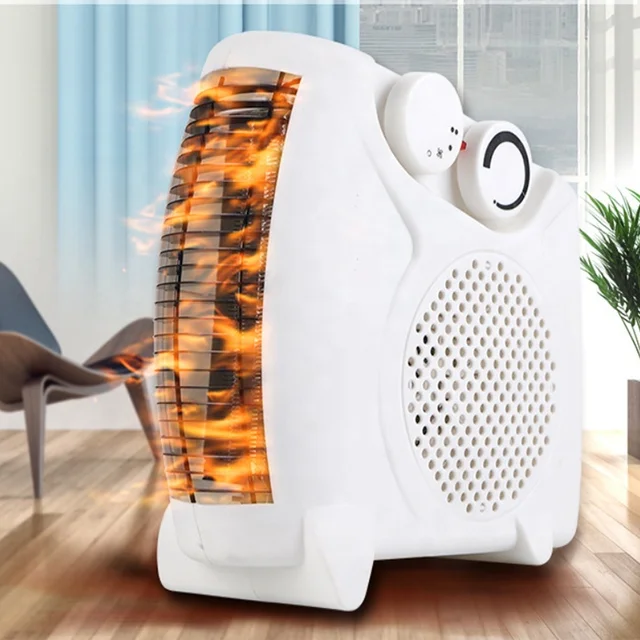 Electric Portable Fan Heater With 2 Heat Settings and Cool Air Setting ...