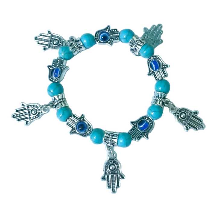 Pandora Bracelet Magnetic Closure With Multiple Lucky Charms Bracelet ...