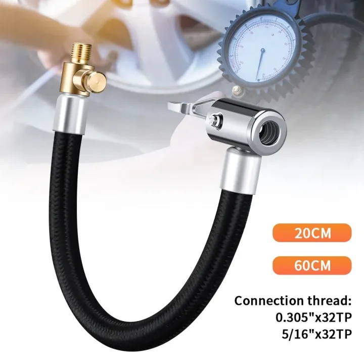 1Pcs New Inflatable Car Tire Inflator Hose Tyre Connection Locking Hose ...
