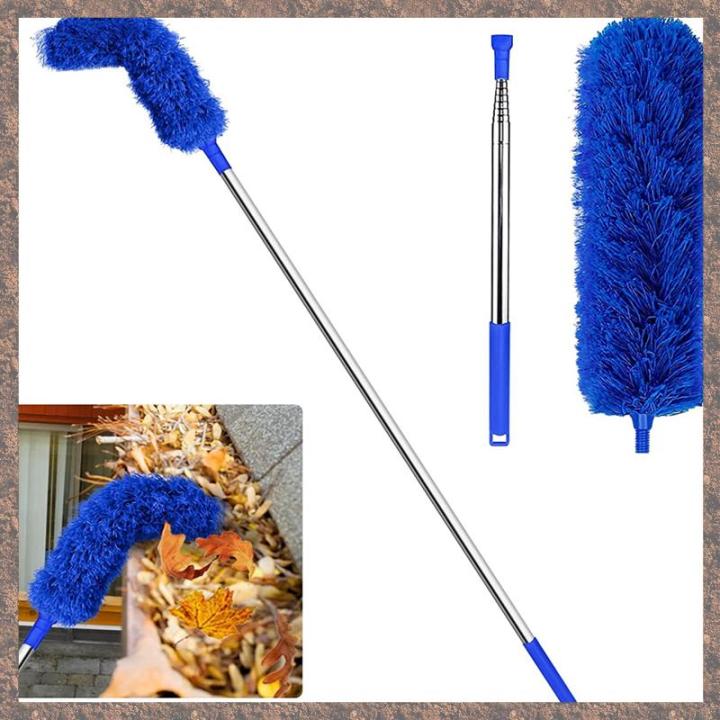 Gutter Cleaning Brush Roofing Tool with Telescopic Extendable Pole 8 ...