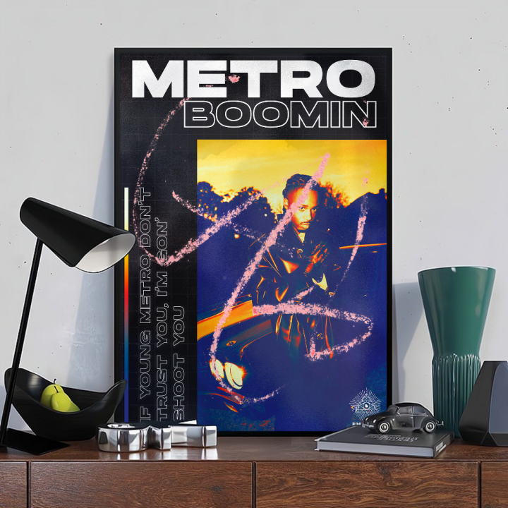 Popular Rapper Metro Boomin Anime Posters Sticky Whitepaper Sticker DIY ...