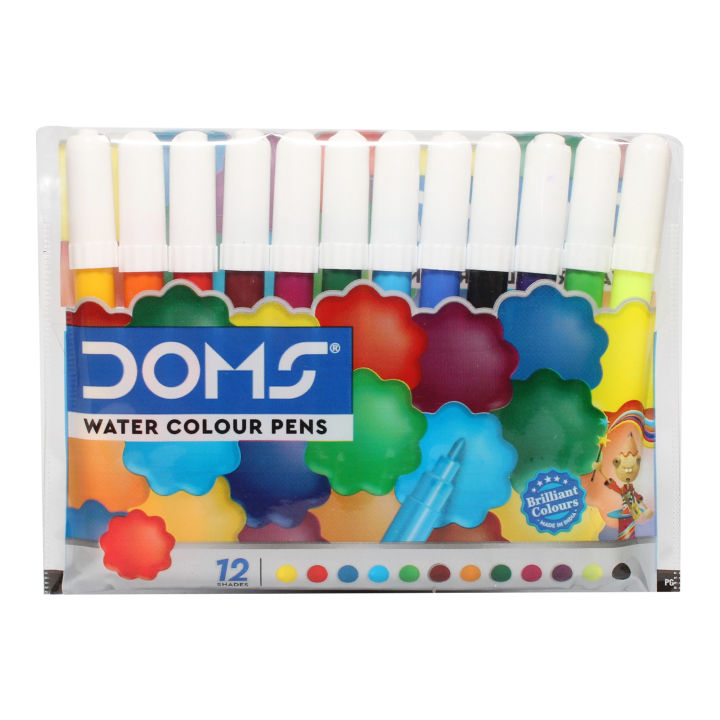 Doms Water Color Sign Pens Mini Pack Of 12 pcs 10 pkt set | Daraz.com.np