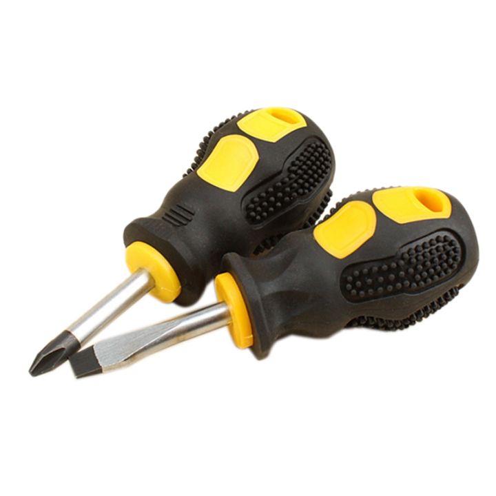 Mini Stubby Screwdriver Flat Slotted Pozi Small Compact Hand Tools ...