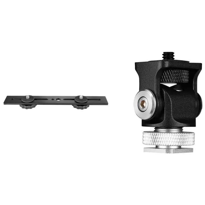 (COKP) Hot Shoe Mount Monitor Microphone Flash Holder 1/4 Inch Screw ...