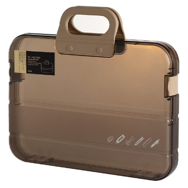 Plastic File Folder with Locking Handle, Portable and Waterproof ...