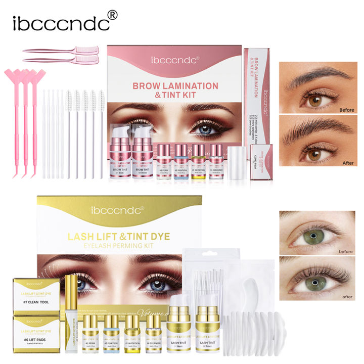 Semi-permanent Brow or Lash Lift and Tint Kit Professional Brow ...