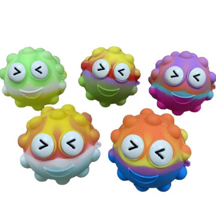Pop It Ball Simple Dimple Push Pop Bubble Gameplay Anti Stress Shape ...