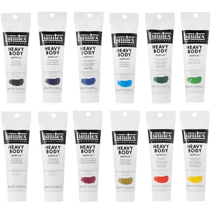 Liquitex Professional Heavy Body Acrylic Paint, 2-oz (59ml) Tube ...